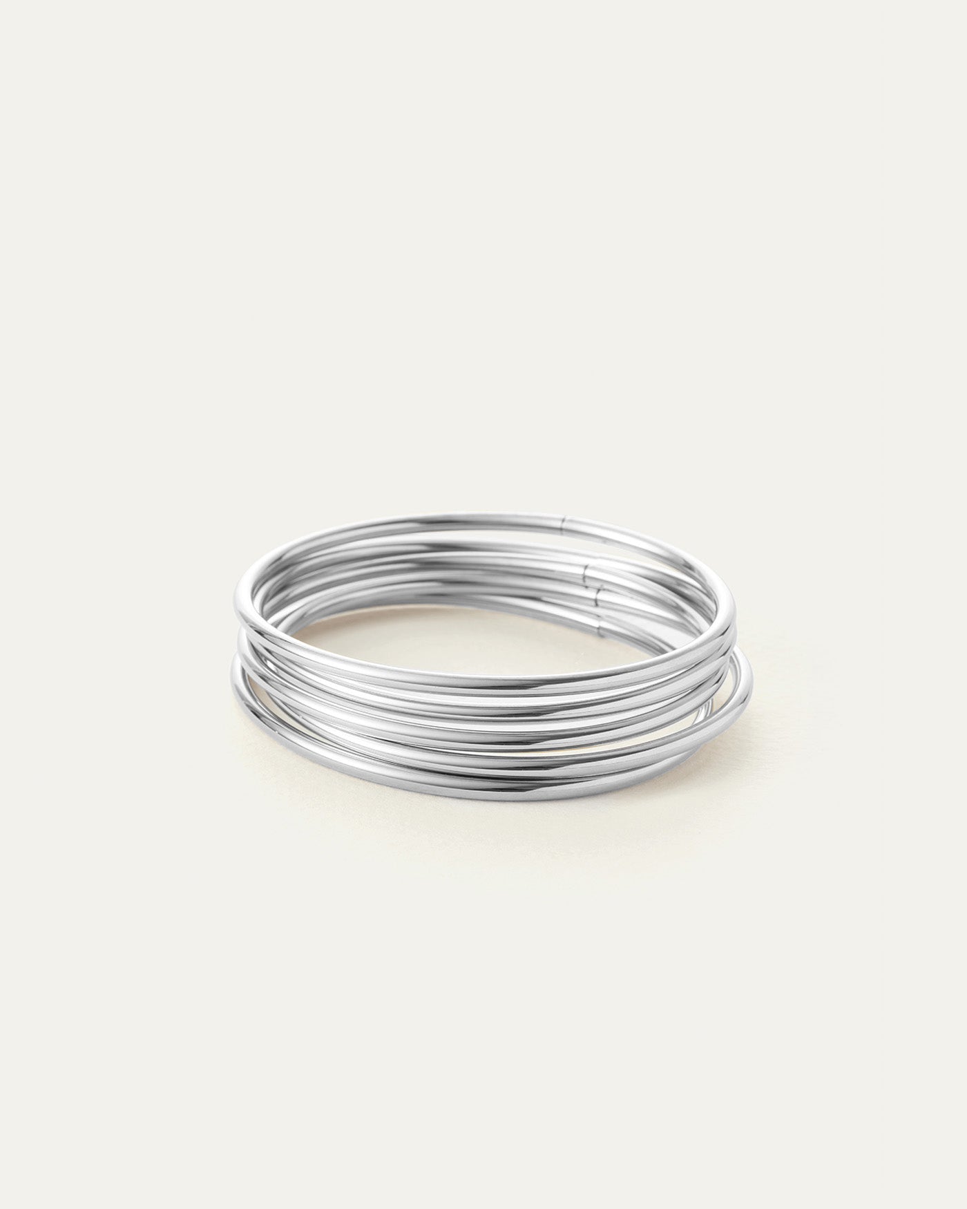Dane Silver Bangle Bracelet Set for Women | JENNY BIRD Canada