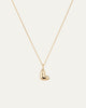 14K Gold Bubble Letter Necklace - L | JENNY BIRD Canada