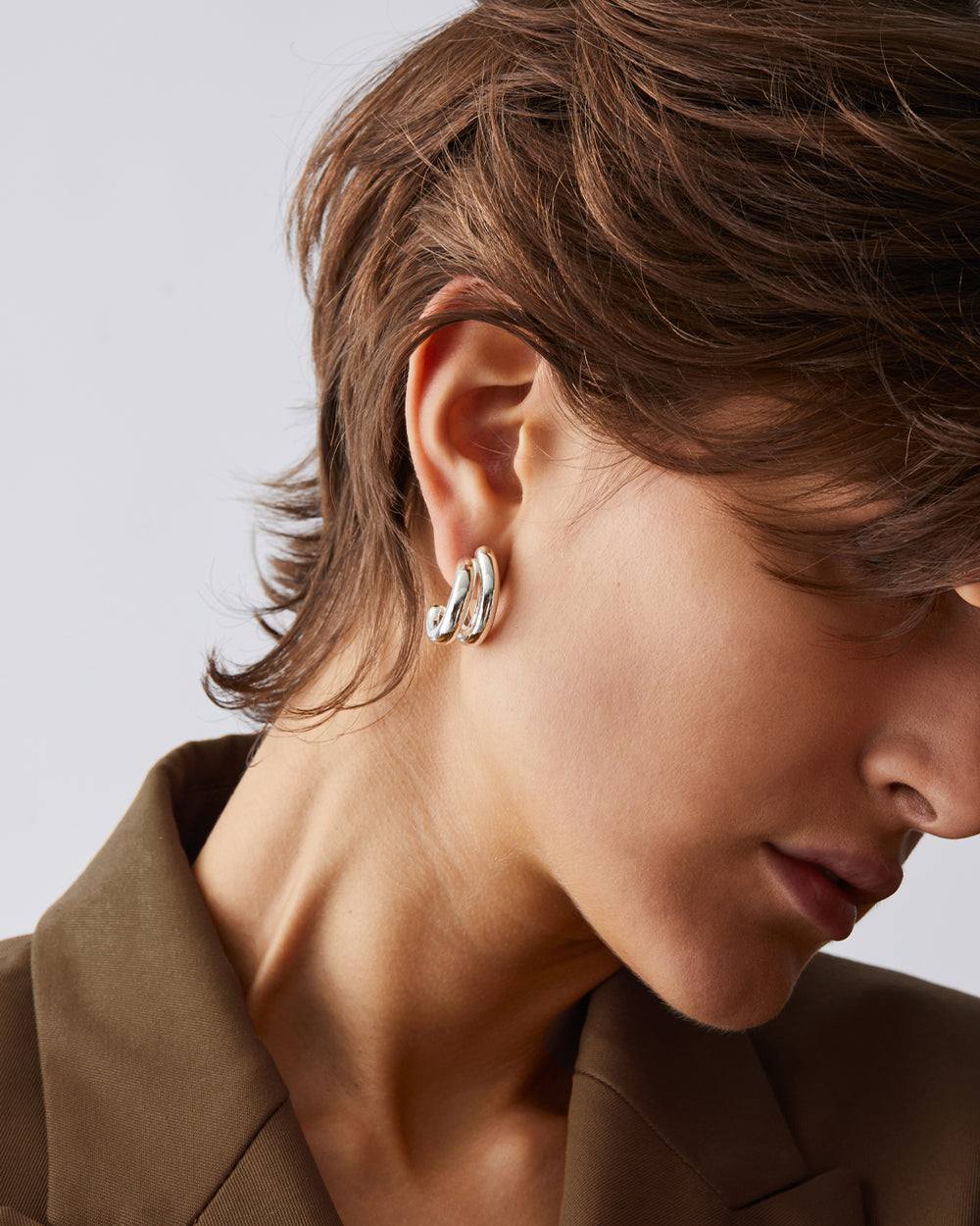 Florence Earrings Silver | JENNY BIRD