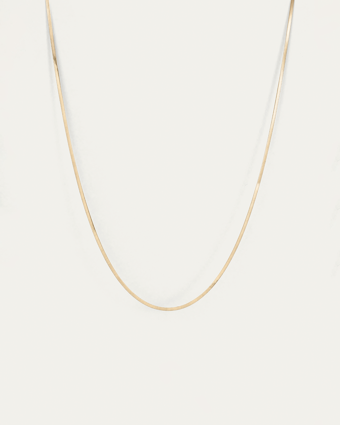 Zeina Slim Chain - Gold | JENNY BIRD Canada