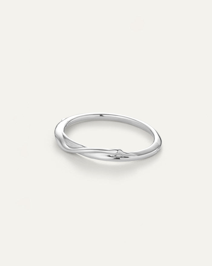 Colette Silver Bangle Bracelet for Women | JENNY BIRD Canada