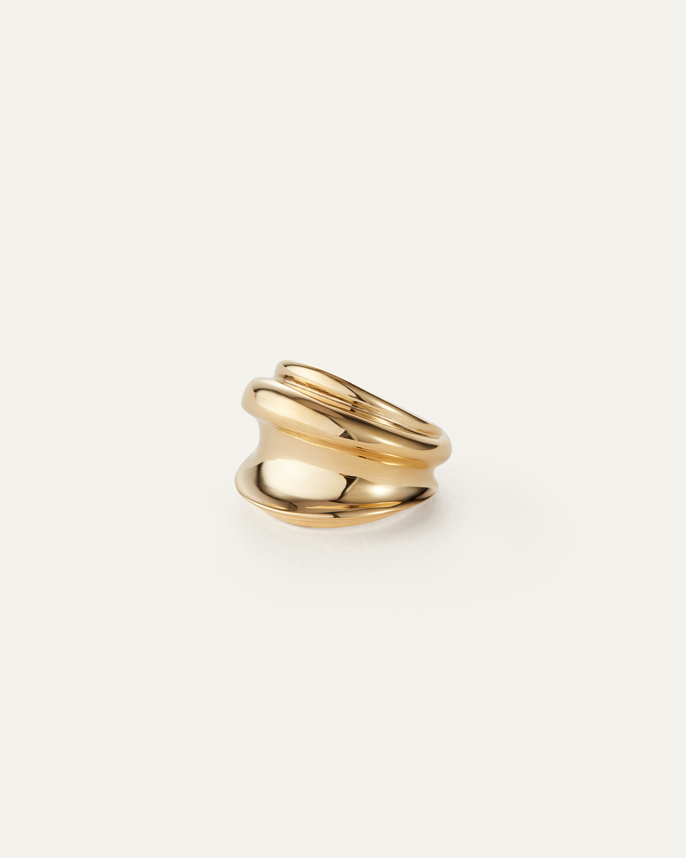 Leona Gold Ring | Pinky Ring | Signet Ring | Large Waterproof Women's ...