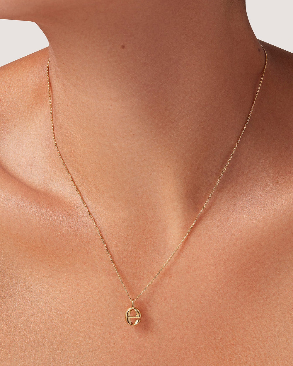 Monogram Necklace | Initial Letter Necklace | Necklace with E | JENNY ...