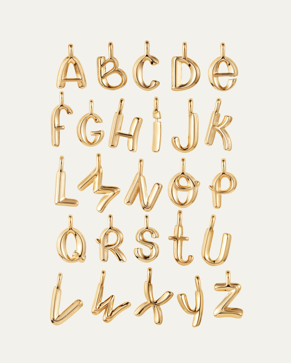Monogram Necklace | Initial Letter Necklace | Necklace with J | JENNY ...