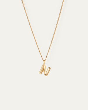 Monogram Necklace | Initial Letter Necklace | Necklace with N | JENNY ...