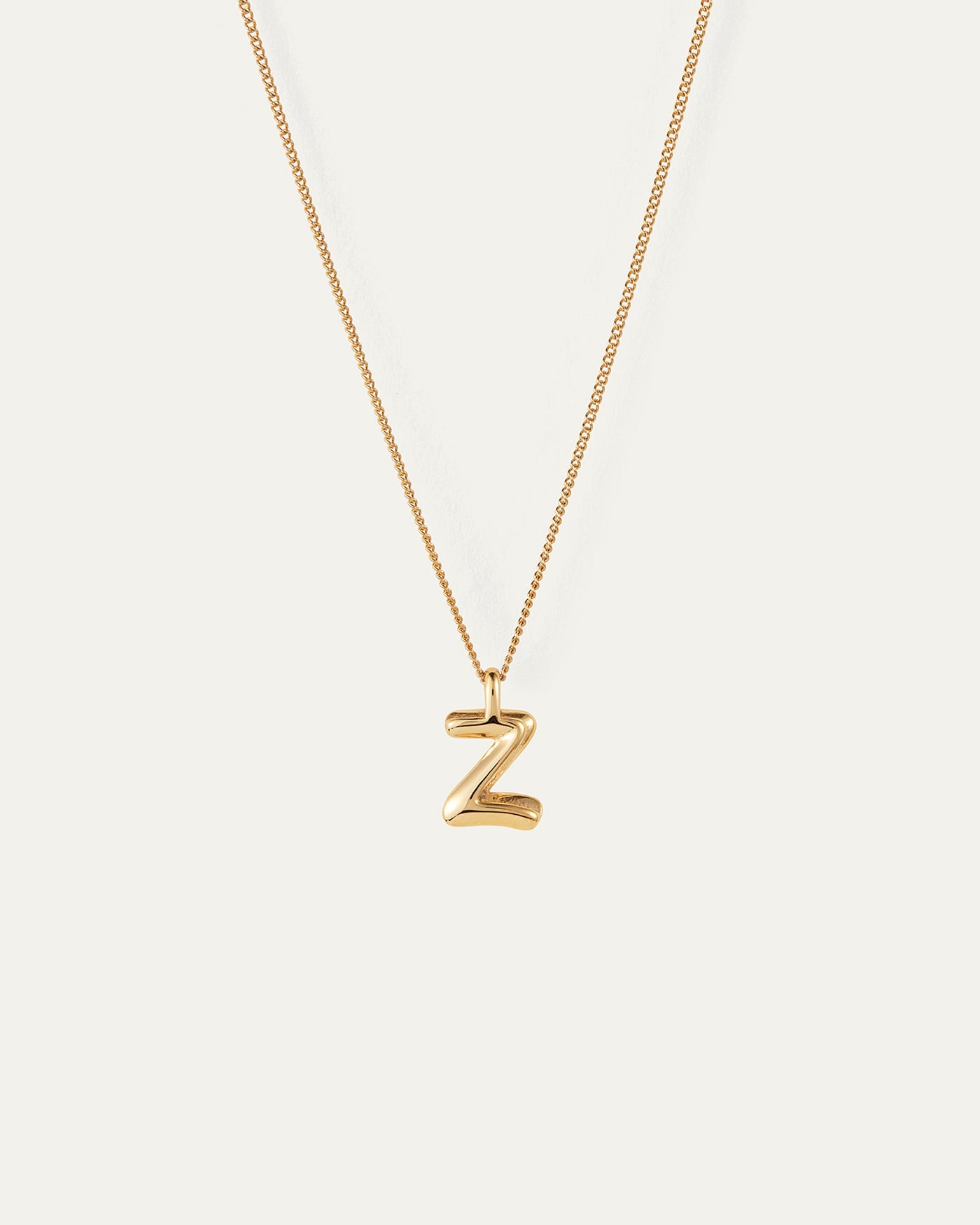 Monogram Necklace | Initial Letter Necklace | Necklace with Z | JENNY ...