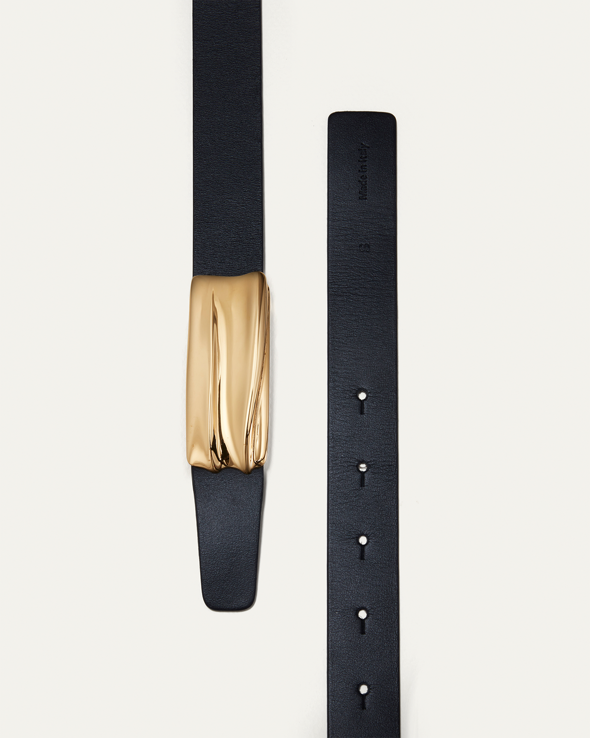 Sundra Convertible Gold Leather Belt | JENNY BIRD Canada